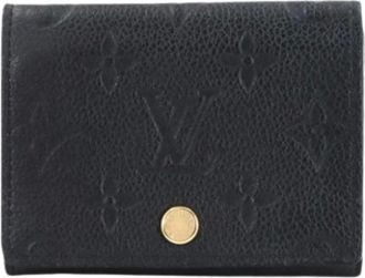 Louis Vuitton unisex, Pre-owned, Noir, Taille: ONE Size Portefeuille en toile Pre-owned