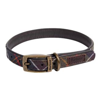 Barbour Homme, Accessoires, Brun, Taille: S Collier de Chien R&eacute;glable Classic Tartan
