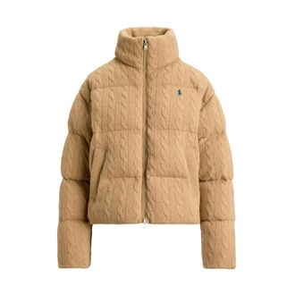 Polo Ralph Lauren Femme, Vestes, Brun, Taille: 38 FR Winter Vestes
