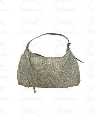 Borbonese Femme, Sacs, Vert, Taille: ONE Size Borsa Hobo M