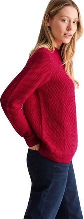 Cecil Damen Two-Tone Strukturpullover
