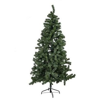 Vacchetti Giuseppe Baum Monte Prado grün 1291 Zweige 143 x 240 cm L Kunstbaum Kiefer PVC Synthetisch Faltbar Robust für Geschäfte Weihnachten