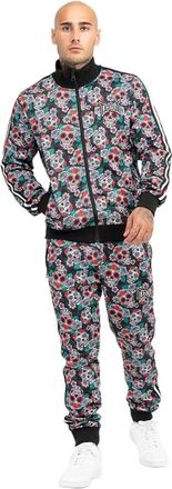 Tapout Herren Trainingsanzug schmale Passform JOLLAN, Black/Multicolour, XXL