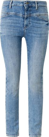 s.Oliver Damen 120.10.202.26.180.2110147 Hose lang Izabell Skinny, Light Blue Sretche, 36W 32L EU