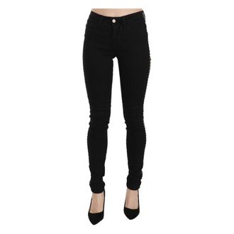 Costume National Mid Waist Skinny Denim Jeans - - Jeans - Damen - Schwarzk - W26