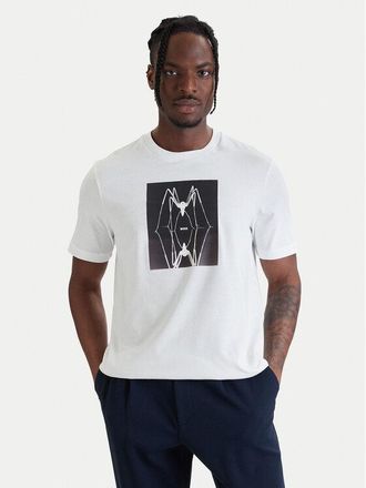 HUGO BOSS T-Shirt Creature 50561861 Wei&szlig; Regular Fit
