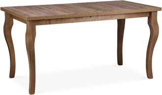 Konsimo Esstisch ausziehbar bis 190cm, rechteckig cabio, Braun, laminierte M&ouml;belplatte, Elegant, 150-190x76,5x80 - Konsimo