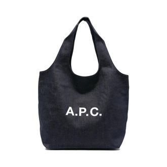 A.P.C. Indigo Blaue Baumwoll Bum Bag - - Bags - Herren - Blau - ONE SIZE