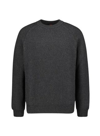 Boss Orange by Hugo Boss BOSS Orange Herren Pullover schwarz unifarben