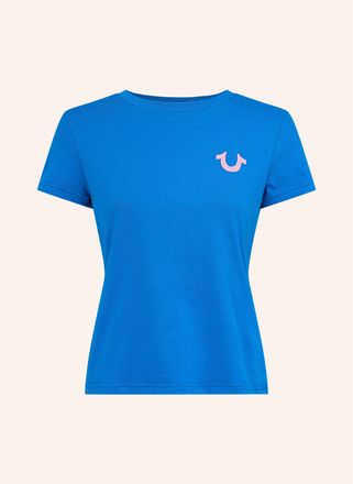 True Religion T-Shirt Crystal blau