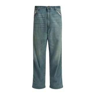 Maison Margiela Distressed Denim Carpenter Pants - - Jeans - Herren - Blau - L
