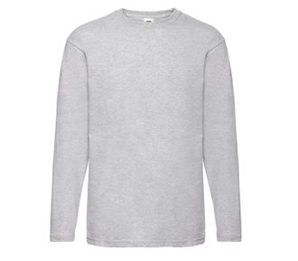 Fruit Of The Loom Raglan Sweatshirt f&uuml;r Herren, matt, Grau + 1 Notizblock HL, XXL
