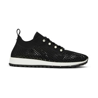 Jimmy Choo London Knit Sneakers mit Perlenverzierungen - - Shoes - Damen - Schwarzk - 39 EU