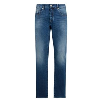 Moorer Homme, Jeans, Bleu, Taille: W33 Credi Jeans
