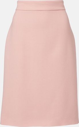 Valentino Midirock aus Schurwoll-Cr&ecirc;pe