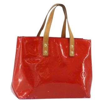 Louis Vuitton Sac &agrave; main vintage en cuir verni Pre-owned - Femme - Pre-owned - Rouge - Taille: ONE Size