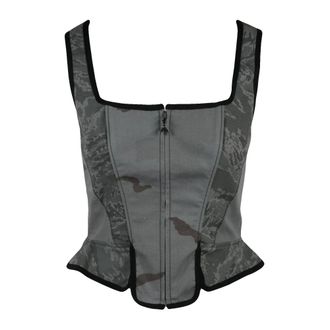 Marine Serre Damen, Oberteile, Grau, 2XSGr&ouml;&szlig;e