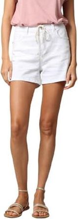 Deeluxe Short Femme En Coton Twill Lia, Coupe Slim Élégante, Détails En Forme De Coeur Pour Une Touche Bohème, Idéal Pour LÉté, Confortable Et Extensible, Tai