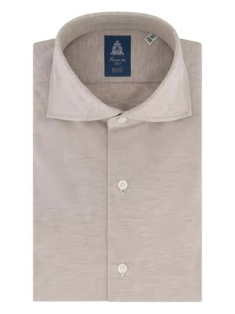 Finamore chemise &agrave; boutonni&egrave;re - Tons neutres