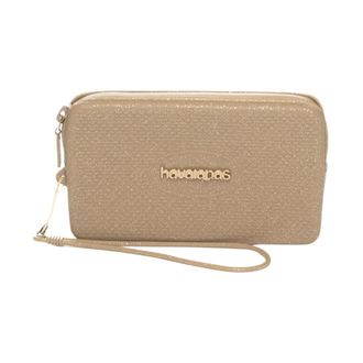 Havaianas Femme, Sacs, Beige, Taille: ONE Size Mini Sac Glitter Plus