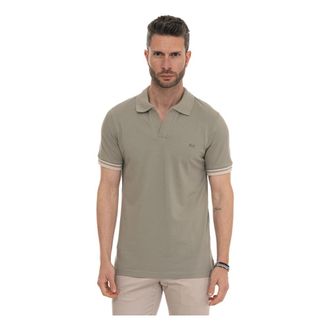 Fay Polohemd ohne Kn&ouml;pfe - - Tops - Herren - Gr&uuml;n - S