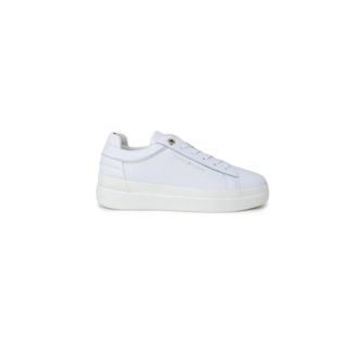 Tommy Jeans Wei&szlig;e Ledersneaker Einfaches Muster - - Shoes - Damen - Wei&szlig; - 41 EU