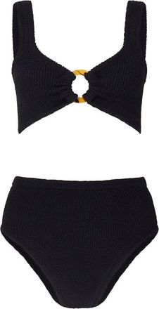 Hunza G Femme, Maillots de bain, Noir, Taille: ONE Size Terry Cloth Ring Bikini