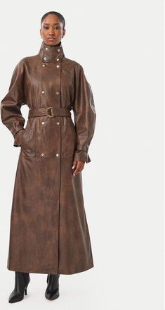 Bardot Bardot Tenchcoat Milana 60685JB Dunkelbraun Regular Fit