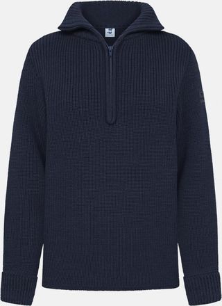 Hanseheld Damen Troyer Merino Blau GOTS