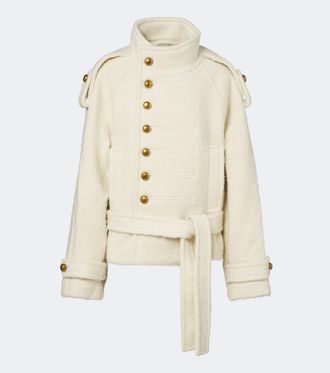 Xu Zhi Veste en laine et alpaga m&eacute;lang&eacute;s