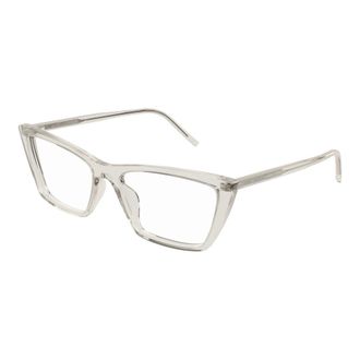 Saint Laurent Mica D&uuml;nne Opt Sonnenbrille - - Accessories - Damen - Grau - 54 MM