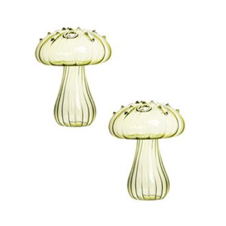 Generic Pilz vase, Pilzförmige Blumen vasen, Mini Glasvasen, Blumenvasen, Tischvasen, ableger Pflanzen Glas, deko Wohnzimmer, Tischdeko, Dekoflaschen für Tisc