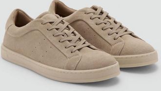 Mango Tennis cuir su&egrave;de sable - Homme - 39 - MANGO MAN