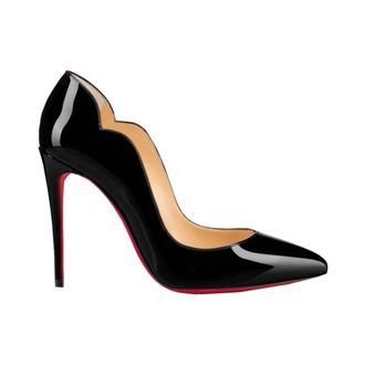Christian Louboutin Schwarze Hot Chick 100 Pumps - - Shoes - Damen - Schwarzk - 38 1/2 EU