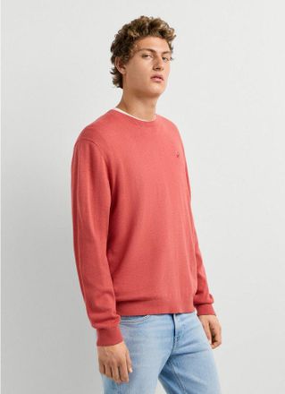 Pepe Jeans London Rundhalspullover DANIELS mit gestickten Details, Baumwolle
