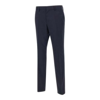 HUGO BOSS Homme, Pantalons, Bleu, Taille: XL Midnight Blue Wool Pantalons