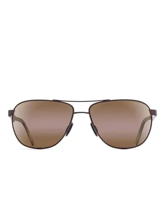 Maui Jim lunettes de soleil Castles - Marron