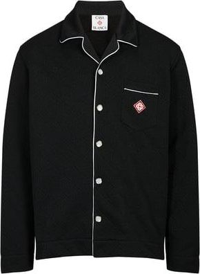 Casablanca Chemise brod&eacute;e &agrave; jacquard monogramme