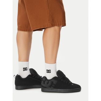 DC Sneakers DC Shoes EO-COURT GRAFFIK BEVELED DC06035001 Schwarz