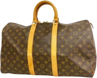Louis Vuitton unisex, Pre-owned, Brun, Taille: ONE Size Pre-owned Keepall 45 Boston Bag