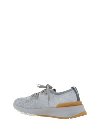 Brunello Cucinelli Mens Sneakers Cotton Upper Coke-Atene-Lapis-Grey Ch-Panama-Amber Upper: Trainers Coke/atene/lapis/grey Ch/panama/amber