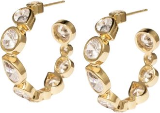 Completedworks Femme, Accessoires, Jaune, Taille: ONE Size Cubic Zirconia Earrings