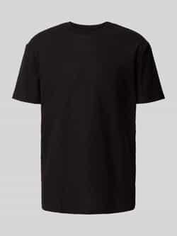 A|X Armani Exchange Regular Fit T-Shirt aus reiner Baumwolle mit Strukturmuster