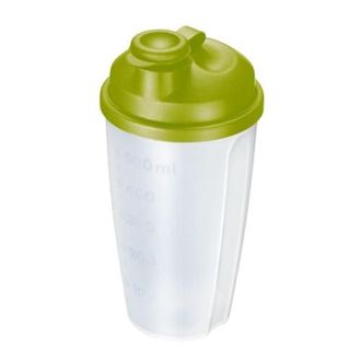 Westmark Gobelet M&eacute;langeur/Shaker avec Echelle/Graduation de mesure, Disque M&eacute;langeur amovible et Bec verseur refermable, Capacit&eacute; : 0,5 l, Plastique, sans BPA