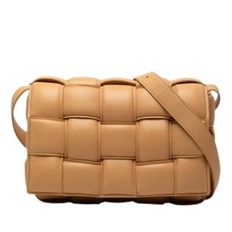 Bottega Veneta Pre-owned Sac Bandouli&egrave;re Cassette Matelass&eacute; - Femme - Pre-owned - Beige - Taille: ONE Size