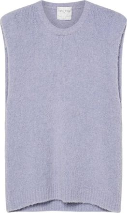 Forte_Forte Femme, Tops, Violet, Taille: 38 FR Veste Oversize en Laine B&eacute;b&eacute; Alpaga Suri