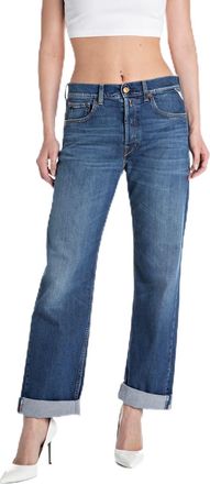Replay Damen Jeans Aubry Stretch, Medium Blue 009 (Blau), 31W/32L