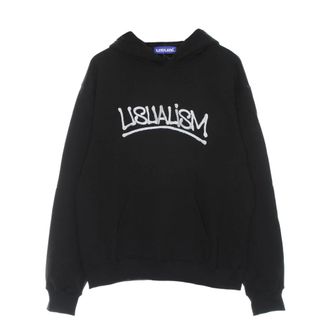 Usual Schwarzer Hoodie mit K&auml;ngurutasche - - Sweatshirts & Hoodies - Herren - Schwarzk - XL