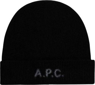 A.P.C. A.p.c., Homme, Accessoires, Noir, Taille: M Bonnet Harry Noir