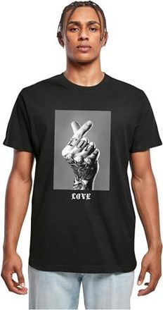 Mister Tee Mt3930-tattoed Love Sign Tee T-Shirt, Noir, XL Hommes